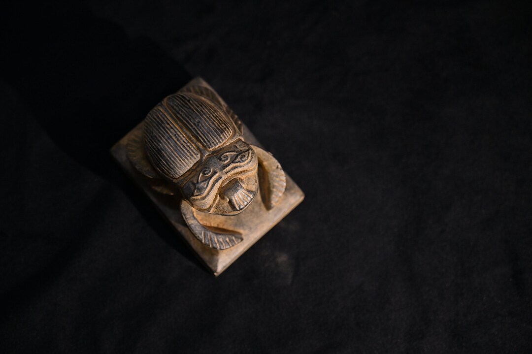 Beautiful Scarab-symbol of Good Luck Egyptian Hand Made-antique-home ...