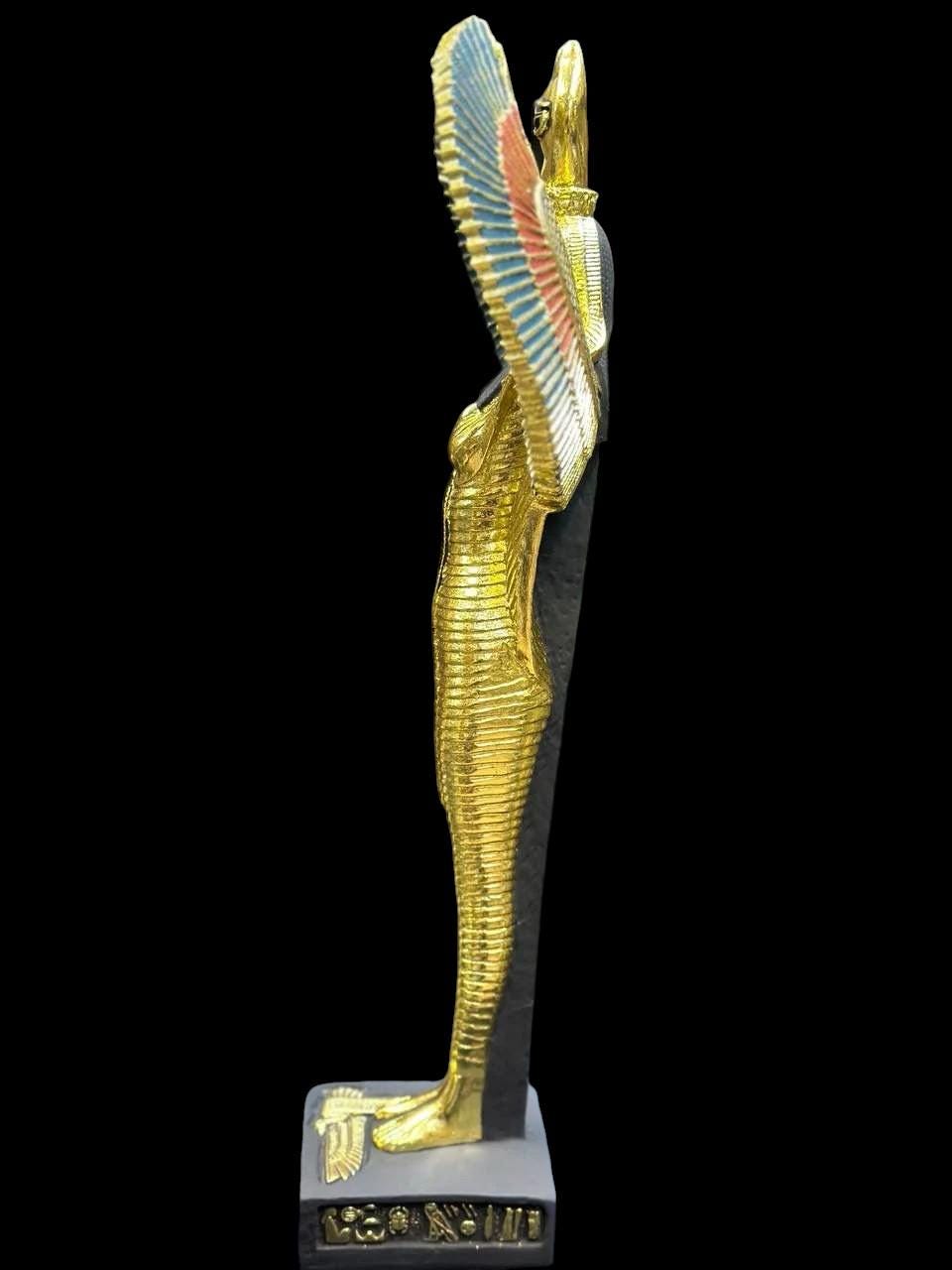 Ancient Egyptian Goddess Isis, Winged Isis Statue Made of Solid Stone ...