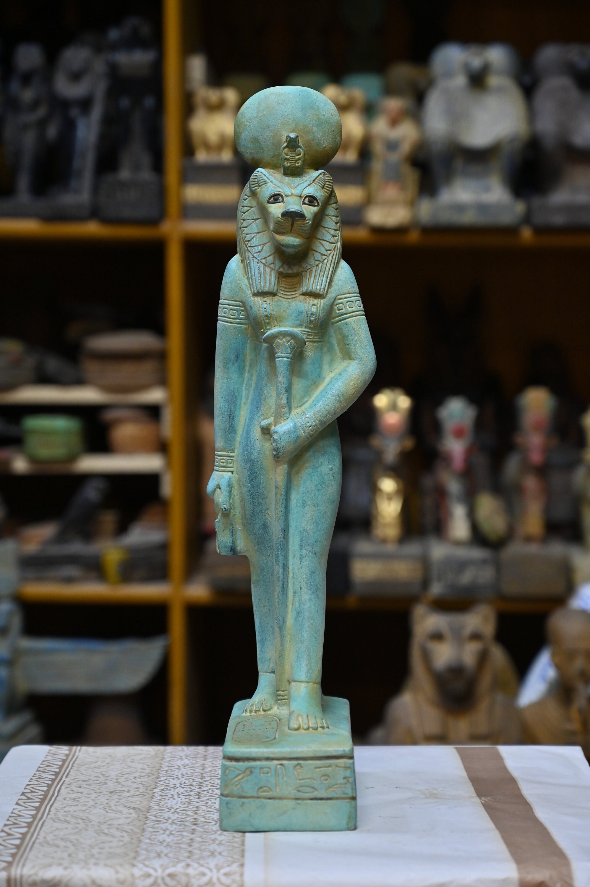 Authentic Sekhmet Staute Handcrafted-goddess -force-war,pestilence ...