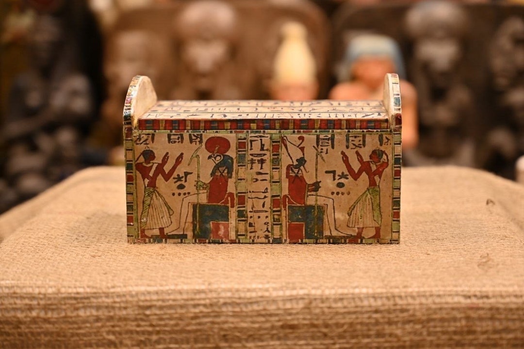 Antique Wooden Boxes-pharaonic Boxes-egyptian Art-handicraft-egyptian ...