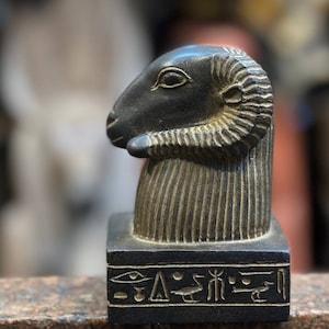 Ancient Egyptian Ram God of Creation, Egyptian God Khnum Statue. - Etsy