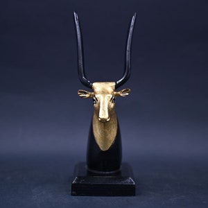 Egyptian Goddess Hathor Cow Form and Faithful Face, Egyptian Hathor ...