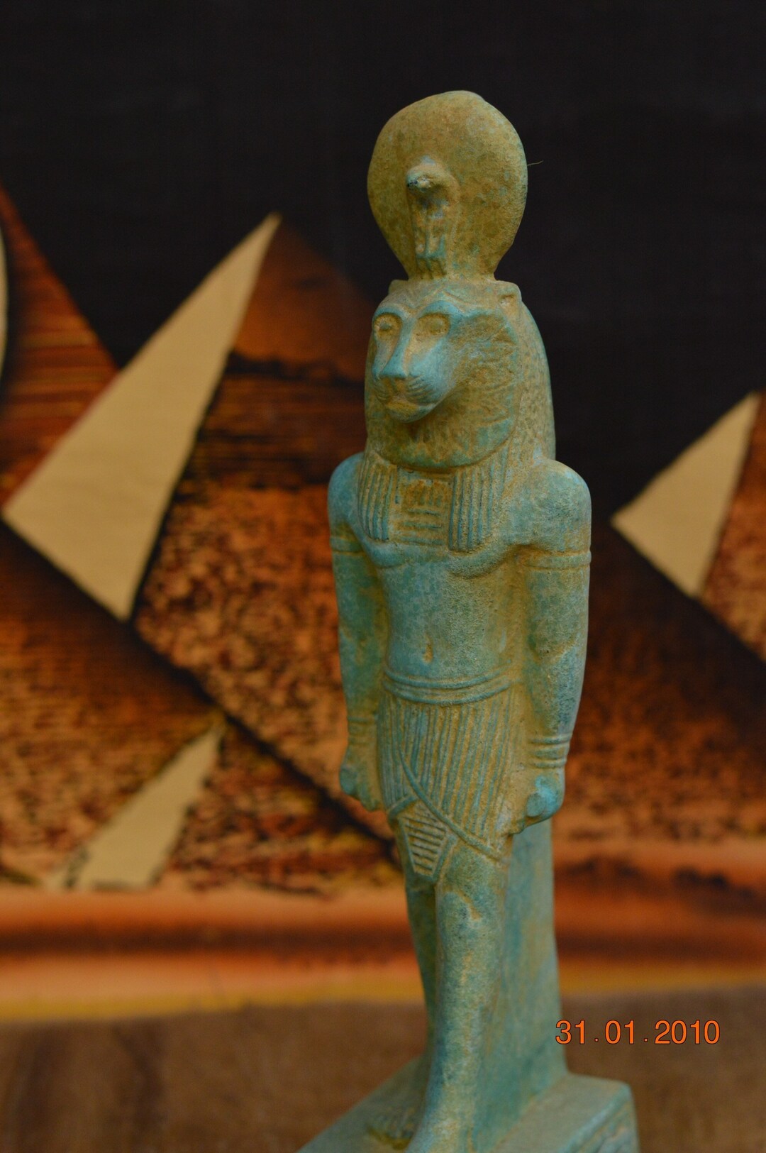 Sweet Standing Statue of the Goddess Tefnut, Goddess of Water in ...