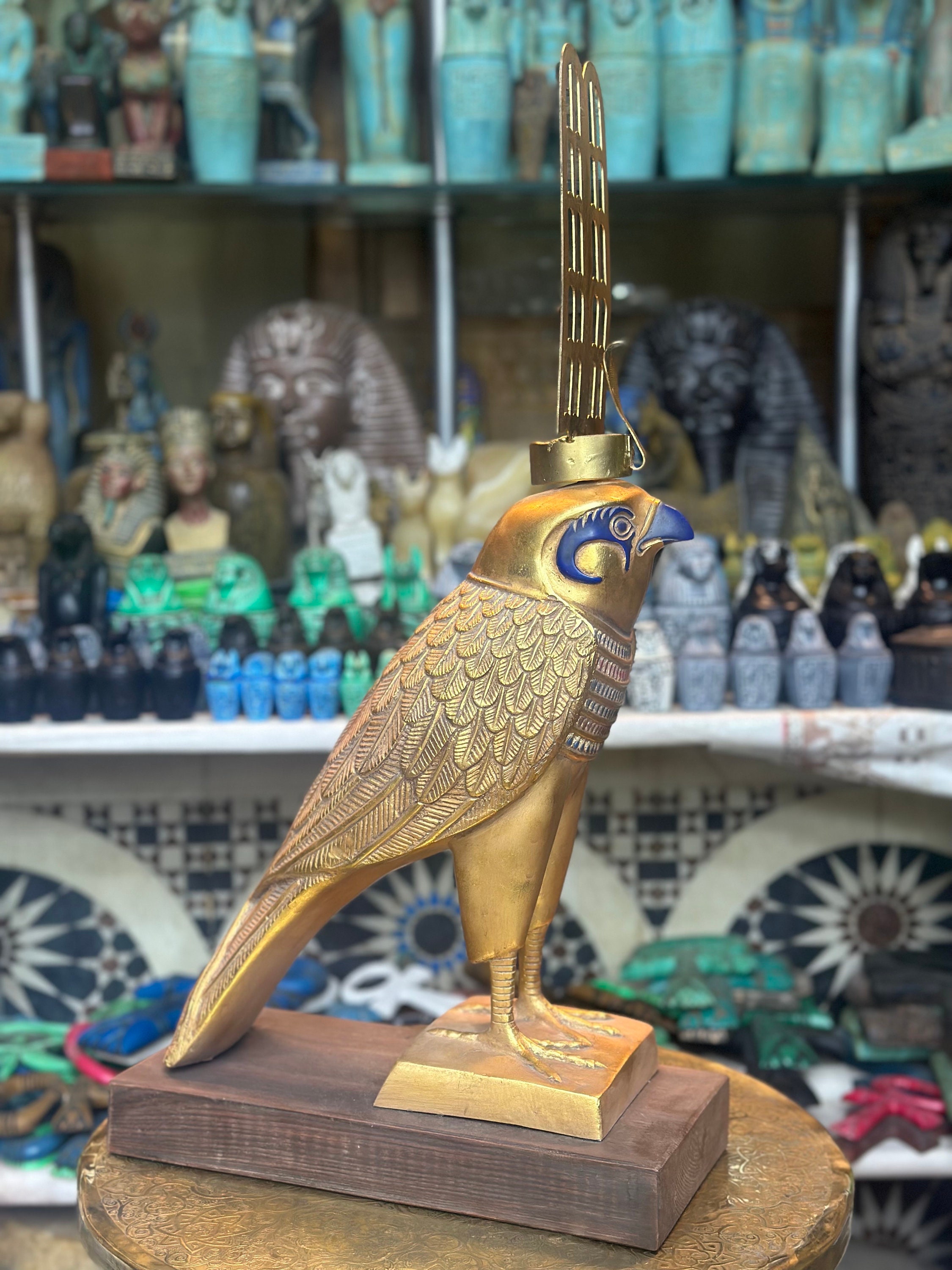 Marvelous Horus Statue the Egyptian God of - Etsy