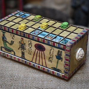 Marvelous Senet Game-egyptian Games-egyptian Unique Senet Game Board ...
