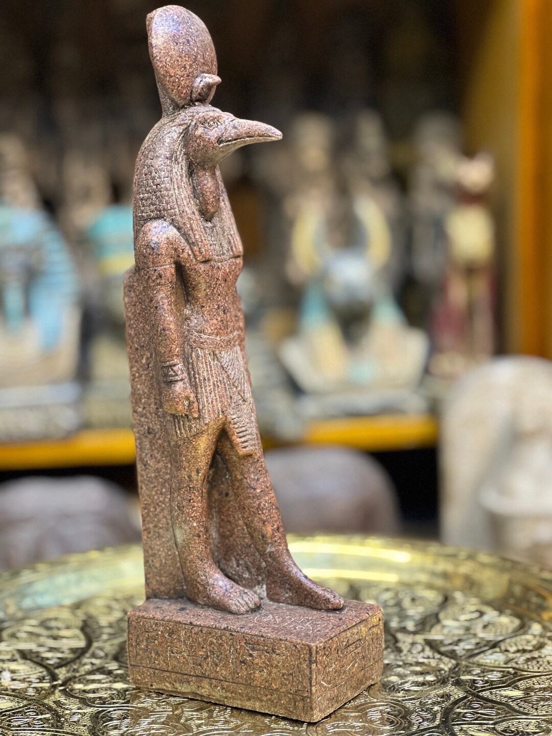Nice Statue of God Thoth-god of Wisdom and Writing in the Egyptian ...