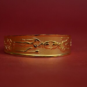 Pretty Golden Hathor Bracelets/handmade/silver Coated by Gold /-replica ...