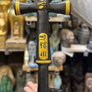 Handcrafted Egyptian Ankh Key: Gold Leaf, Symbol of Life - Etsy