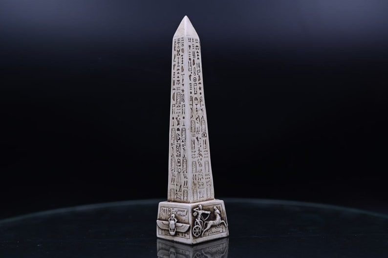 Handcrafted Egyptian Ramses Obelisk | Basalt Stone Replica - Etsy