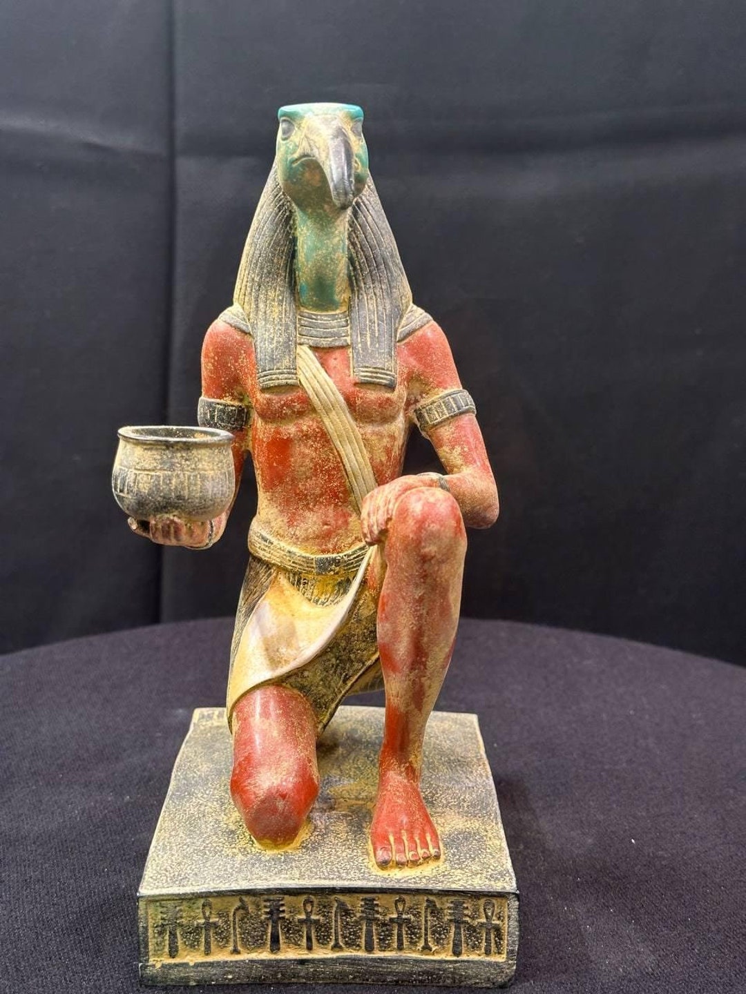 Ancient Egyptian Ibis God of Wisdom Thoth, God Thoth Candle Holder ...