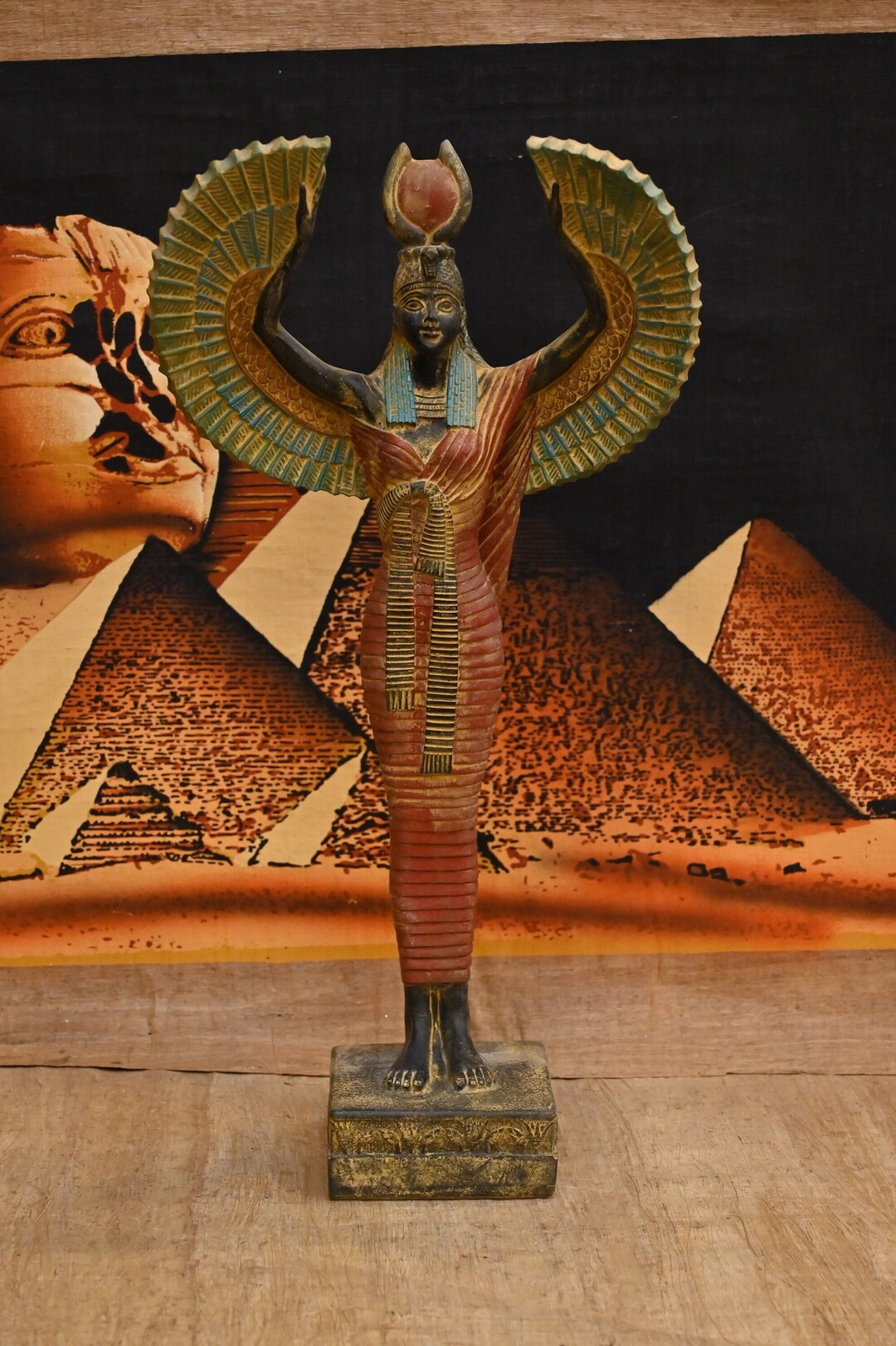 Masterpieces Isis Statue-goddess of Love Protection/music/egyptian ...