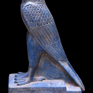Horus-amazing Blue Statue of the God Horus God Protection-peace-ancient ...