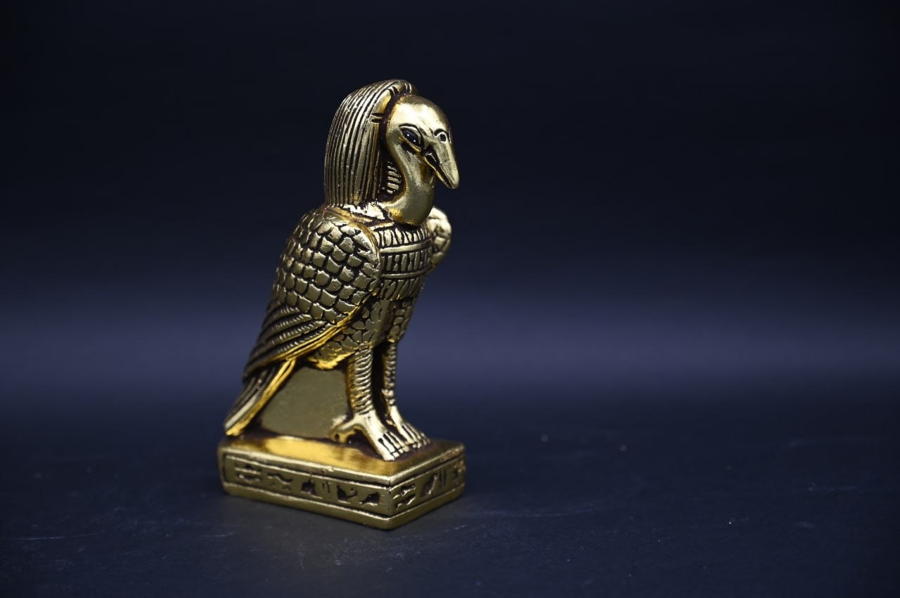 Golden Statue of Thoth-god Baboon-symbol of Wisdom Writing-the Moon ...