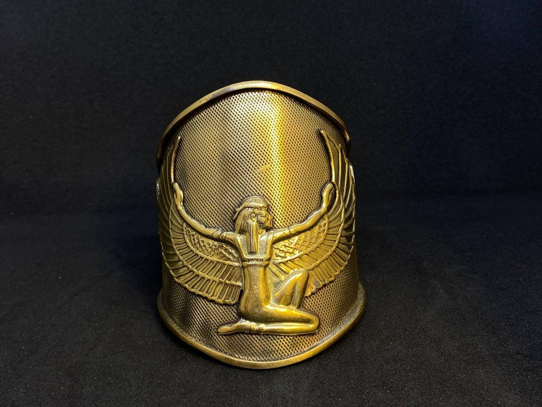 Goddess Isis Bracelet With Key of Life Museum Replica Egyptian Jewelry ...