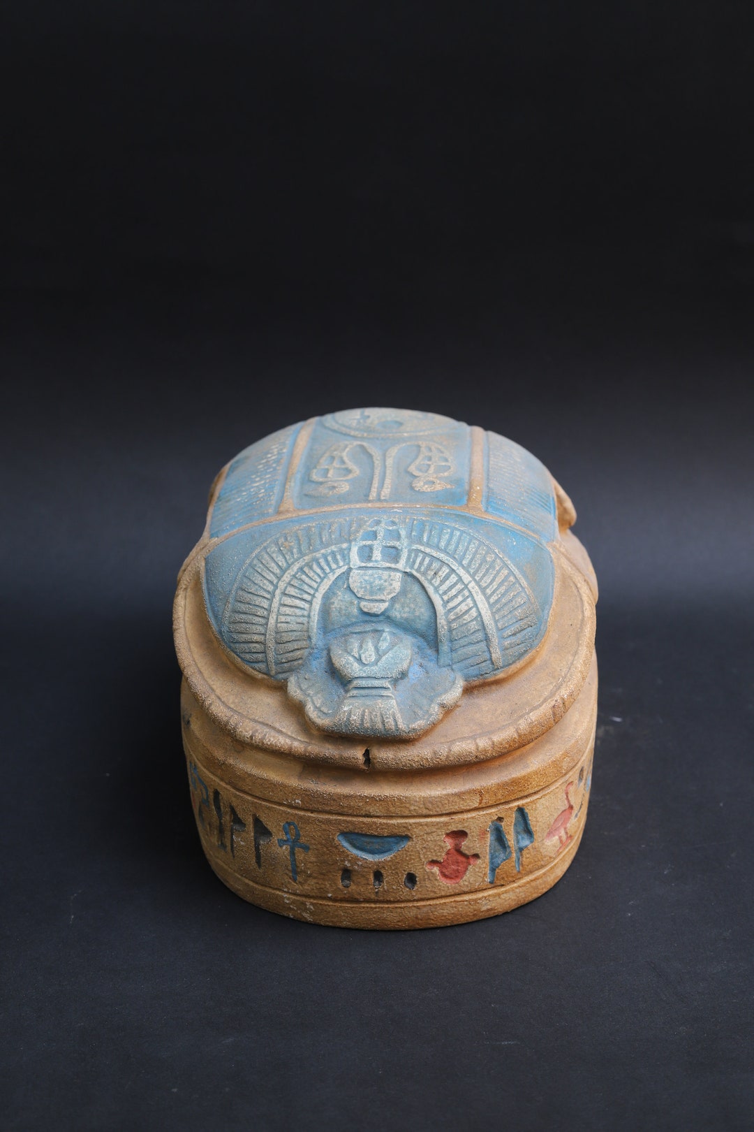 Large Stone Scarab the God Luck -power-handmade/antiques/egyptian ...