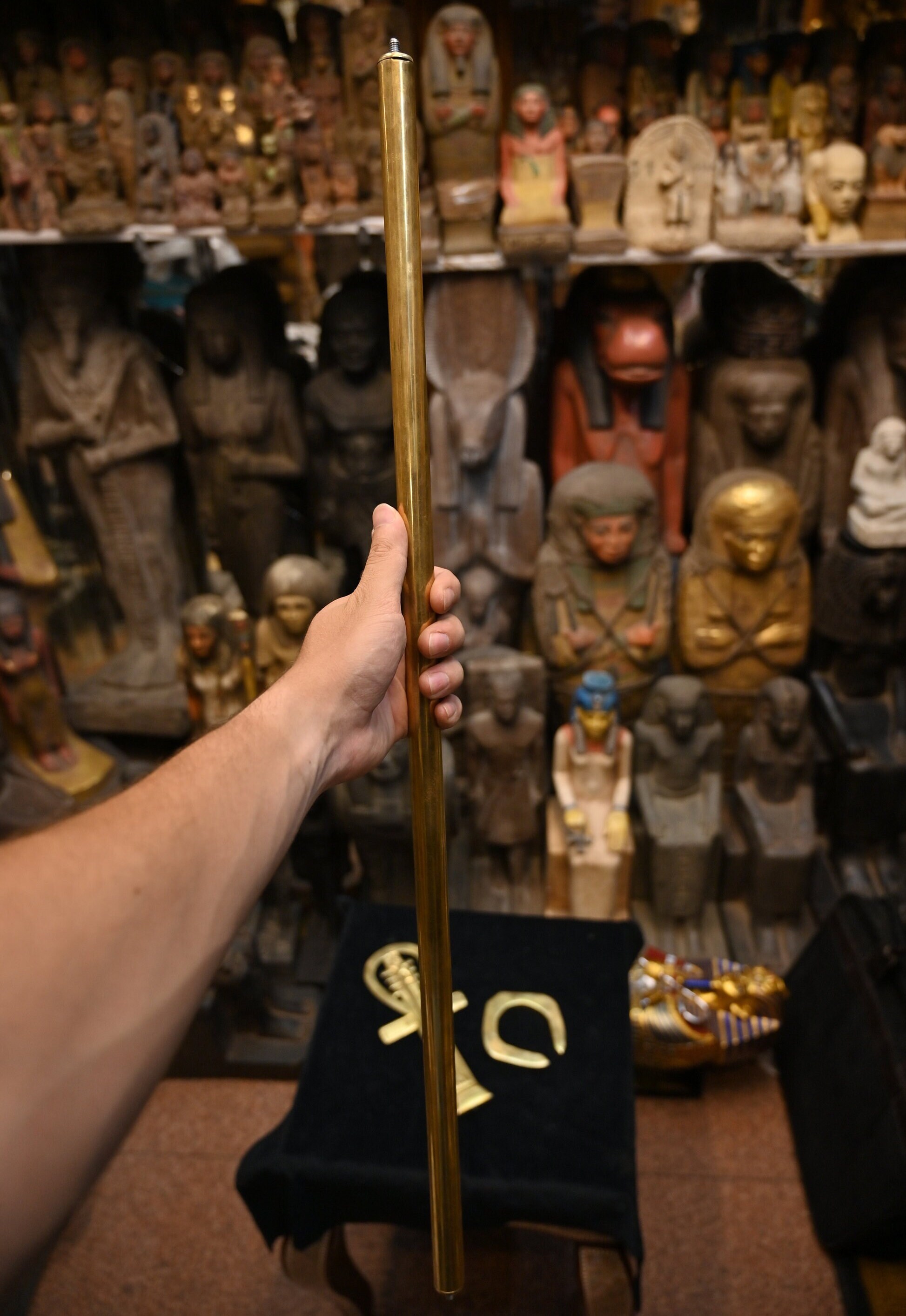 Brass Ankh Djed Was Scepter, Egyptian Symbol of Life - Etsy