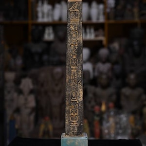 Unique Obelisk Granite Stone-symbol of the Sun God Ra, Usd-handcrafted ...