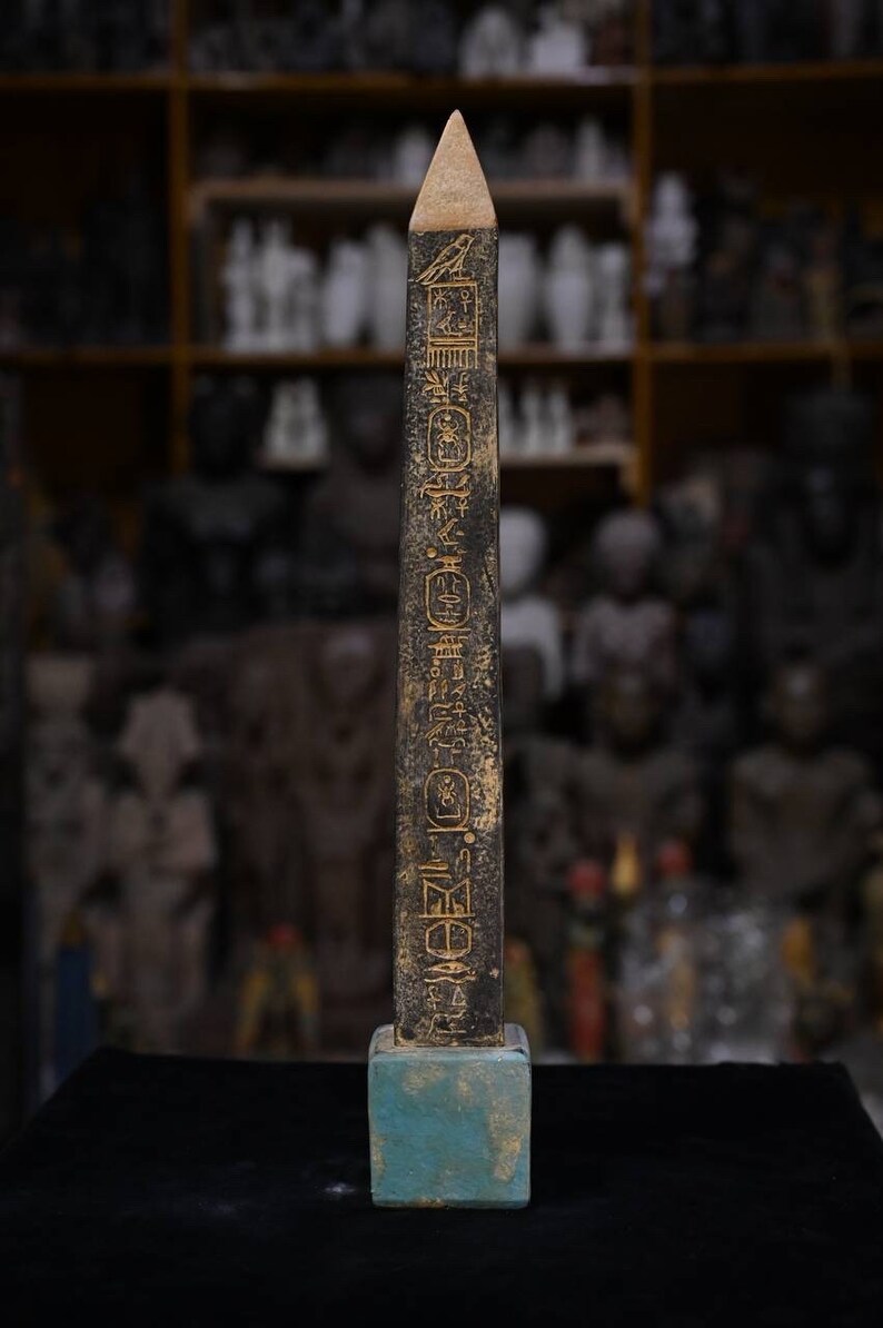 Unique Obelisk Granite Stone-symbol of the Sun God Ra, Usd-handcrafted ...