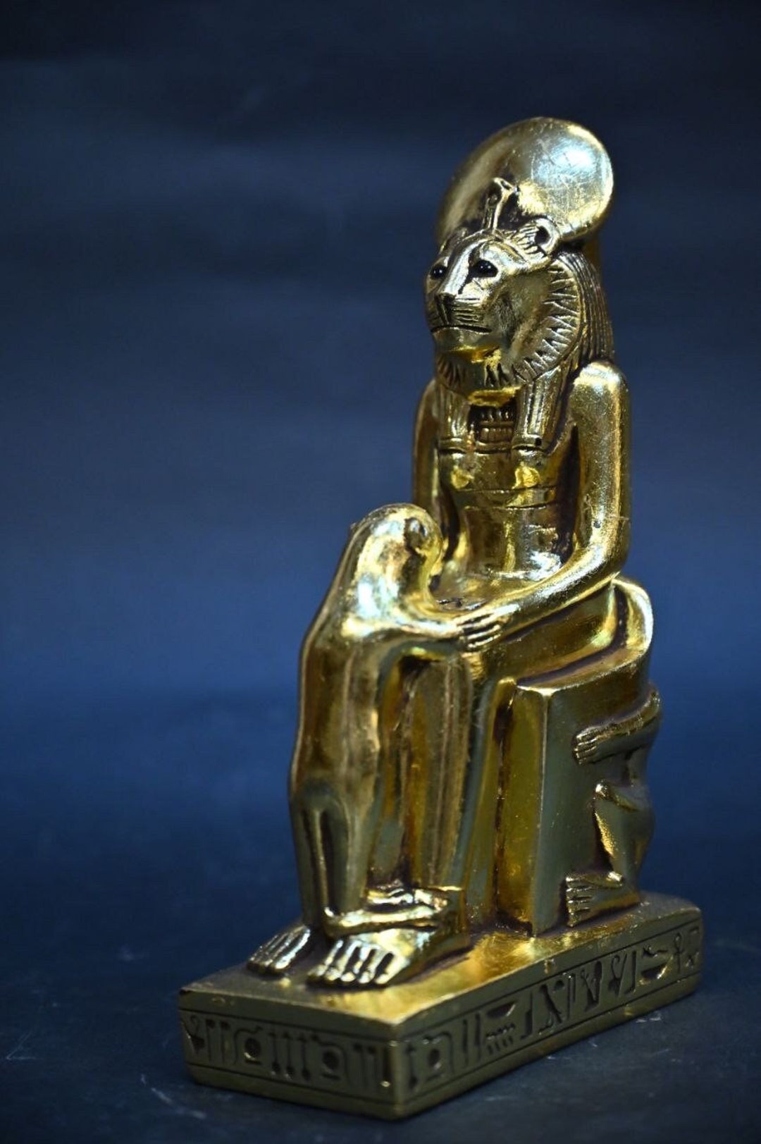Solid Stone Sekhmet Bust, Ancient Egyptian Lion Goddess Sculpture - Etsy
