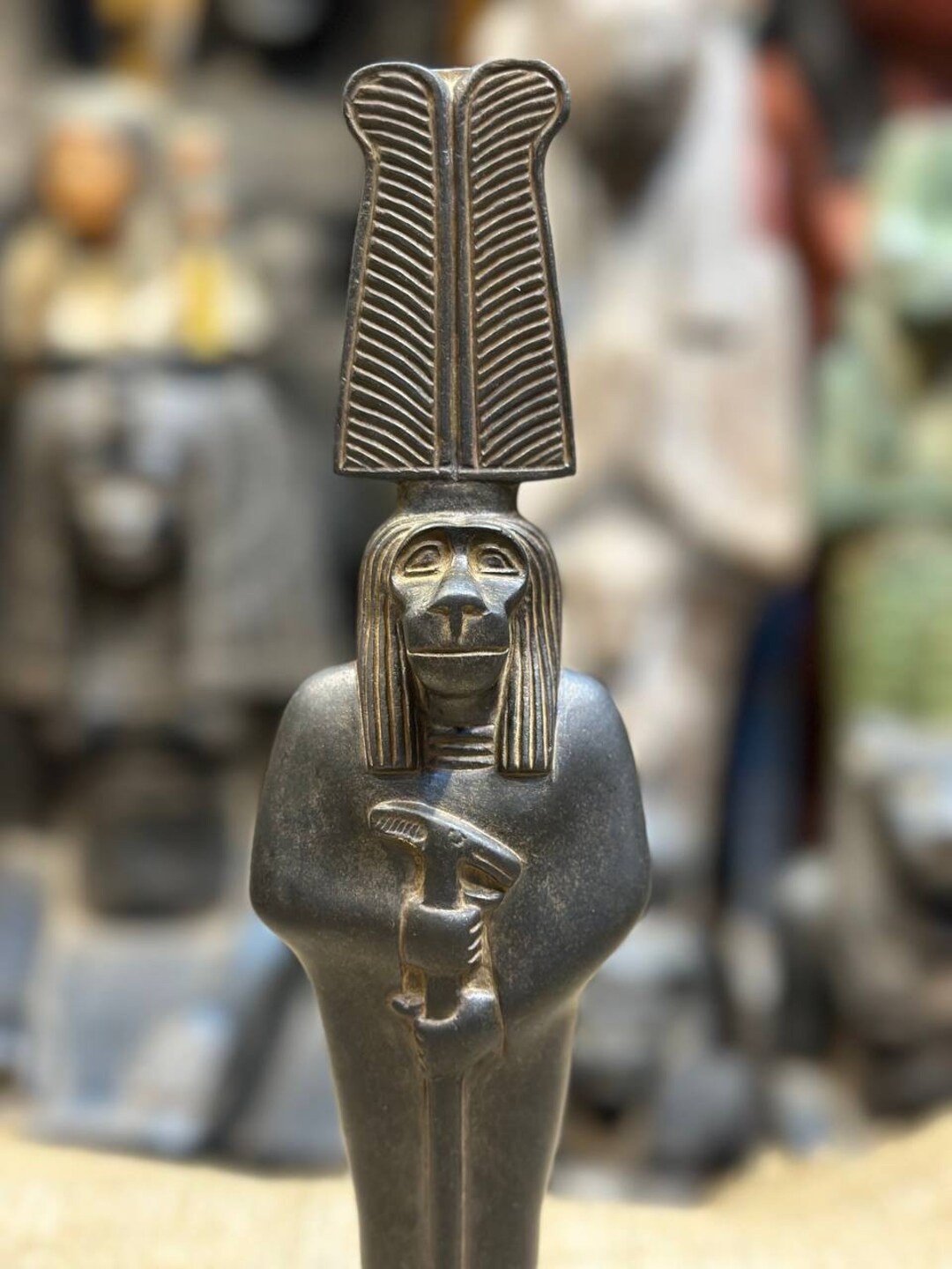 Masterpiece Statue of Thoth-god Baboon-symbol of Wisdom Writing-the ...