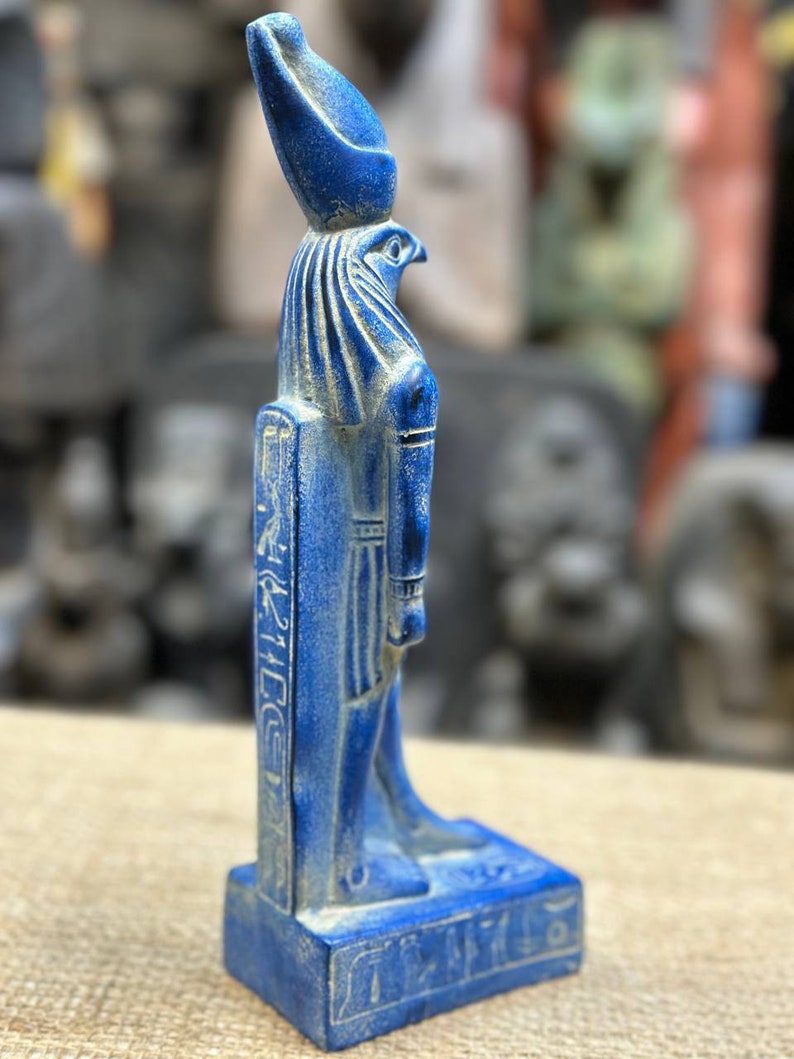 Rare Statue of the God Horus, Egyptian Pharaonic Statues, God of Peace ...