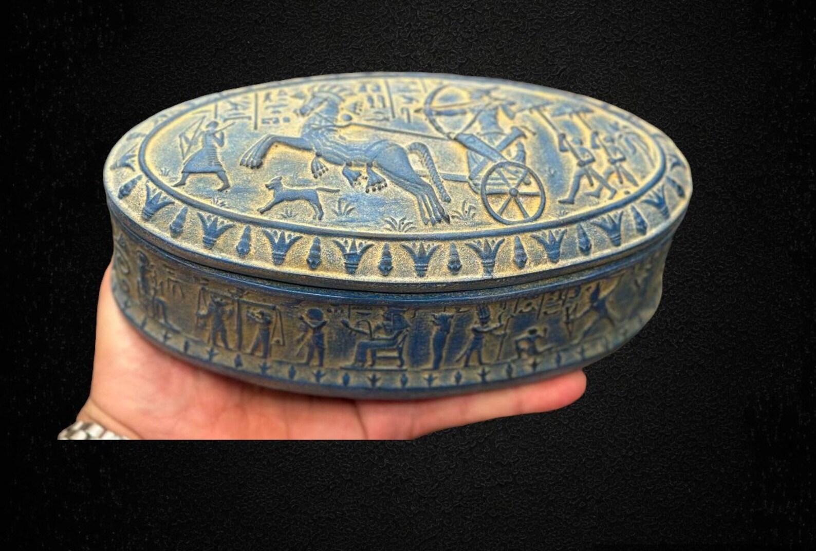 An Egyptian Box Inscribed With Pharaonic Inscriptions-antiques-replica ...