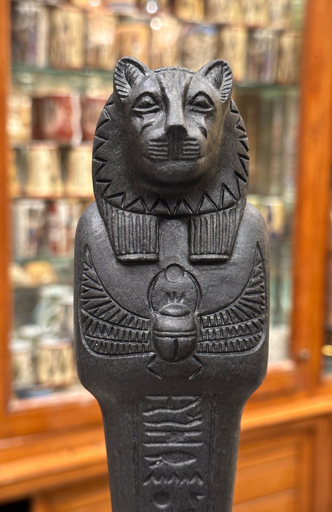 Amazing Statue Hand-carved Sekhmet-great Goddess of War-power/real ...
