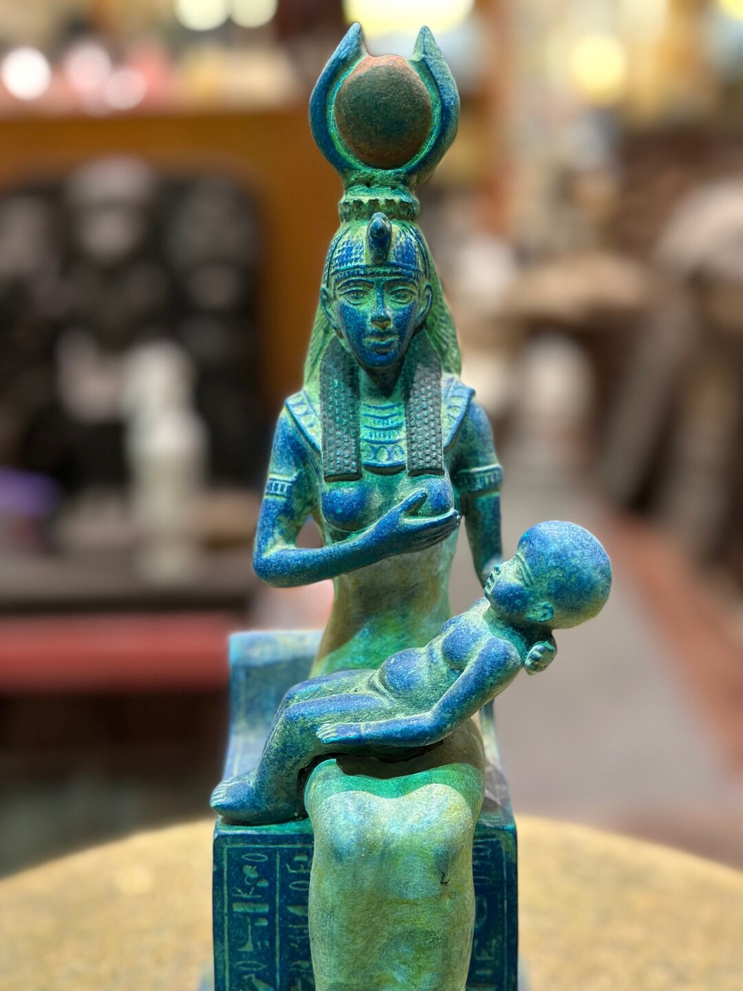 Isis Feeding God Horus-unique Statue of the Isis Goddess,love,beauty ...