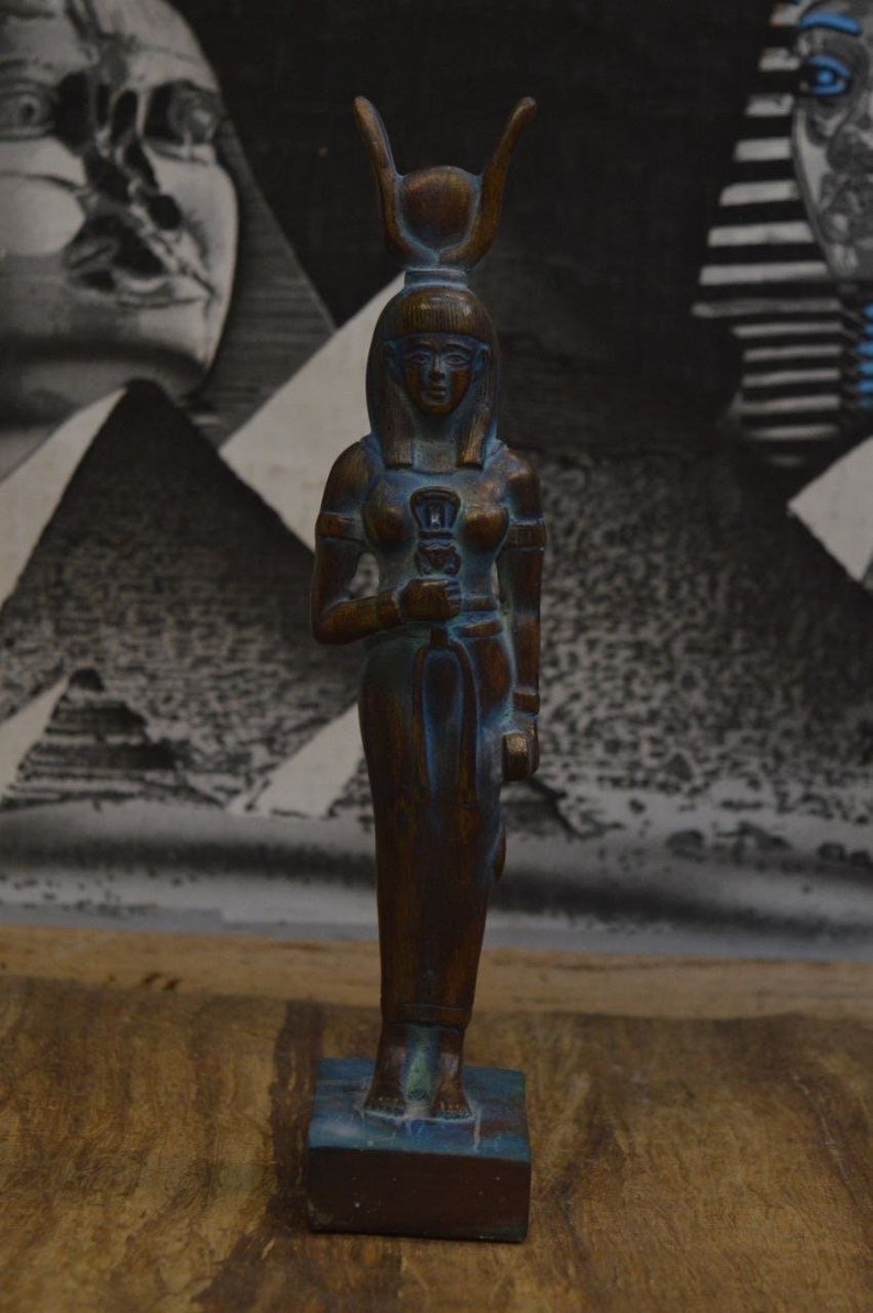 A Beautiful Hathor Statue-goddess of Heaven Love Beauty - Etsy