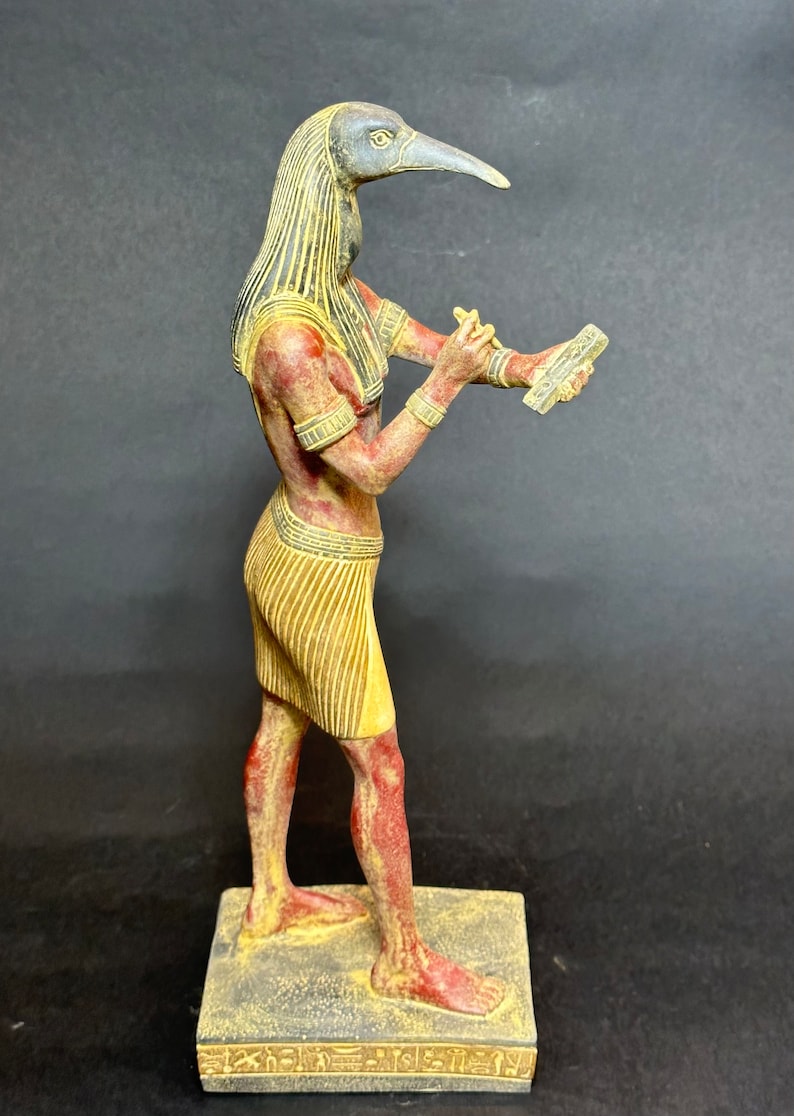 Thoth Statue – Egyptian God of Wisdom, Ancient Deity Sculpture - Etsy