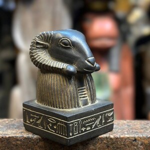 Ancient Egyptian Ram God of Creation, Egyptian God Khnum Statue. - Etsy