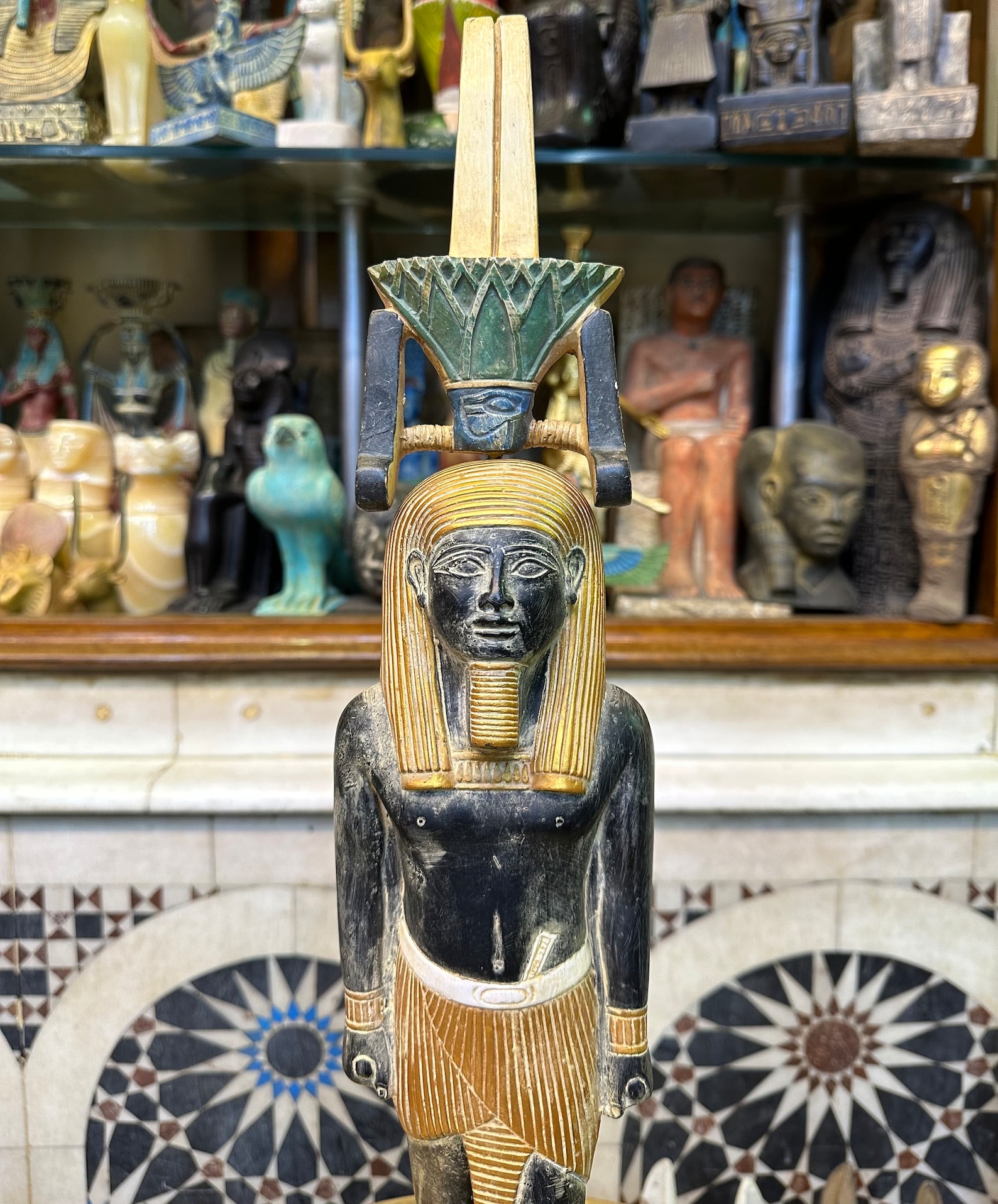 Pretty Statue of Nefertem-god of Healing-beauty-perfumes During the ...