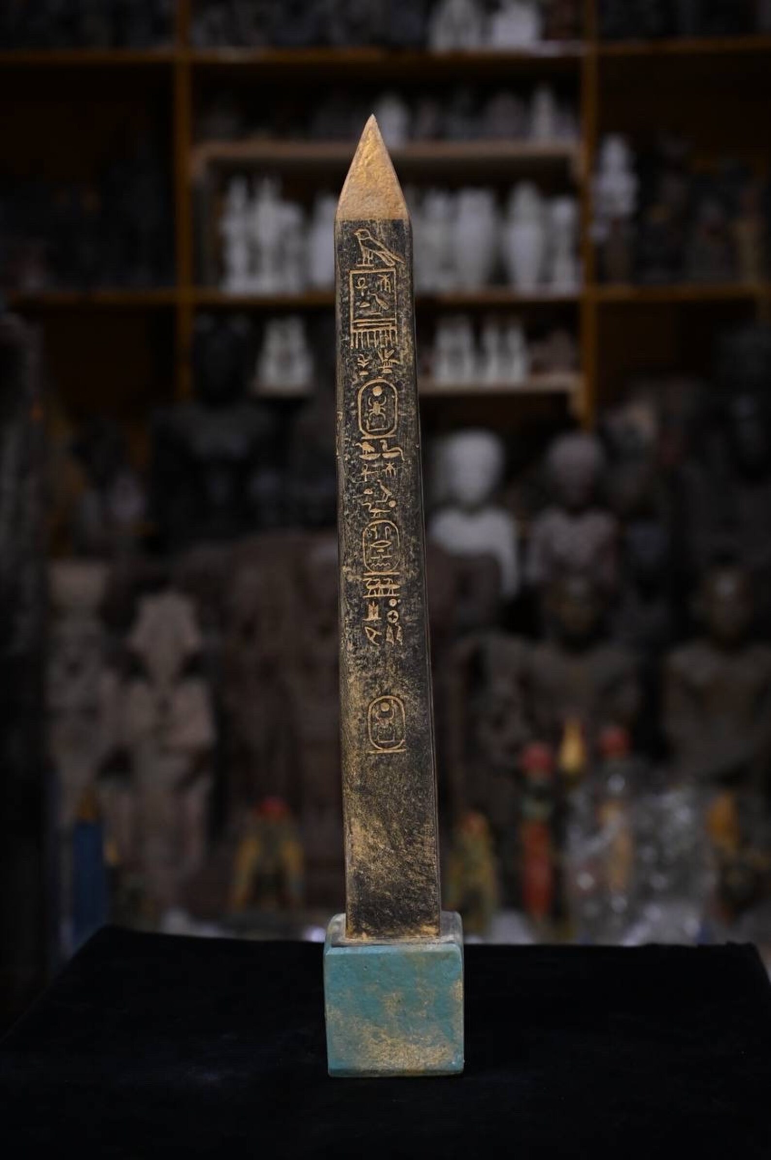 Unique Obelisk Granite Stone-symbol of the Sun God Ra, Usd-handcrafted ...