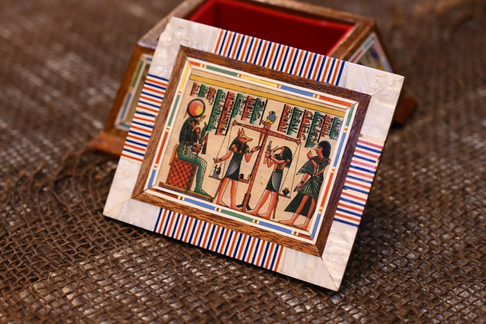 An Egyptian Box Inscribed With Pharaonic Inscriptions-antiques-replica ...