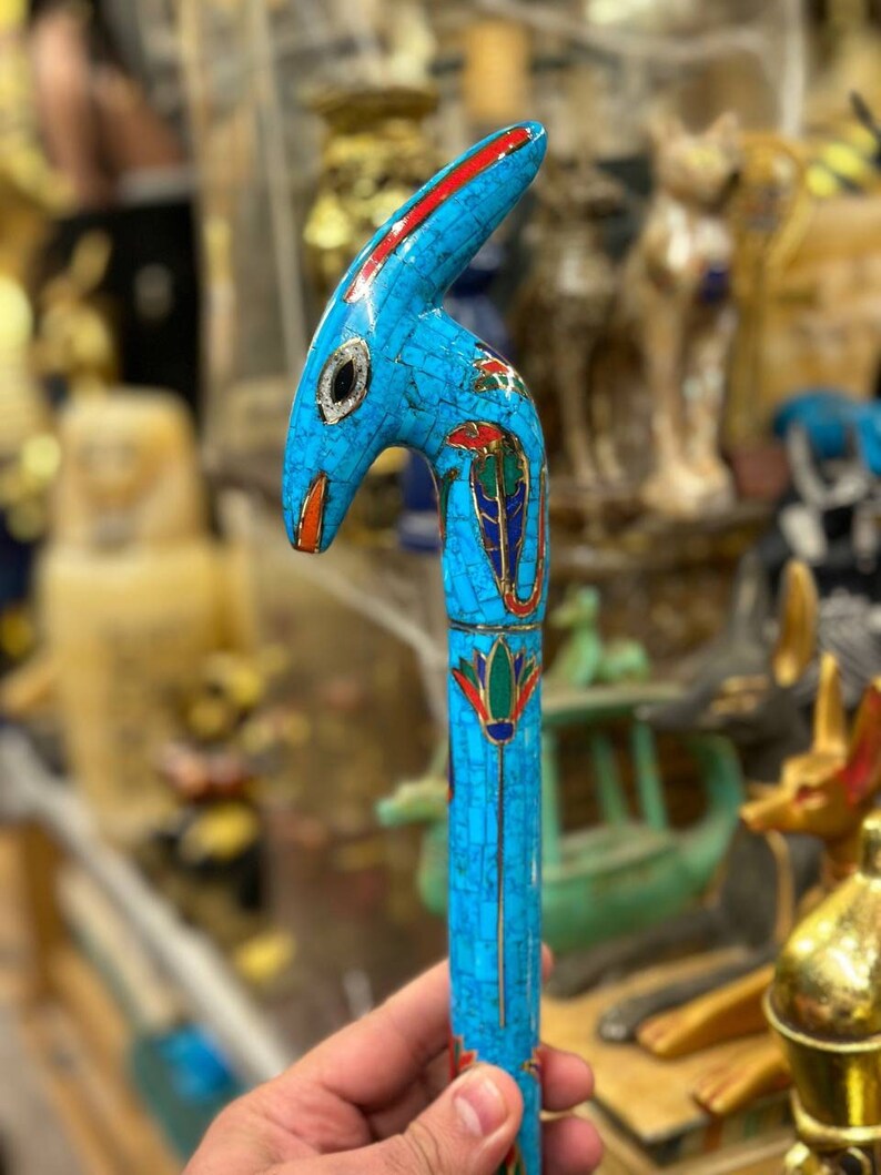 Egyptian Was Scepter, Anubis Staff, Symbol of Strength - Etsy