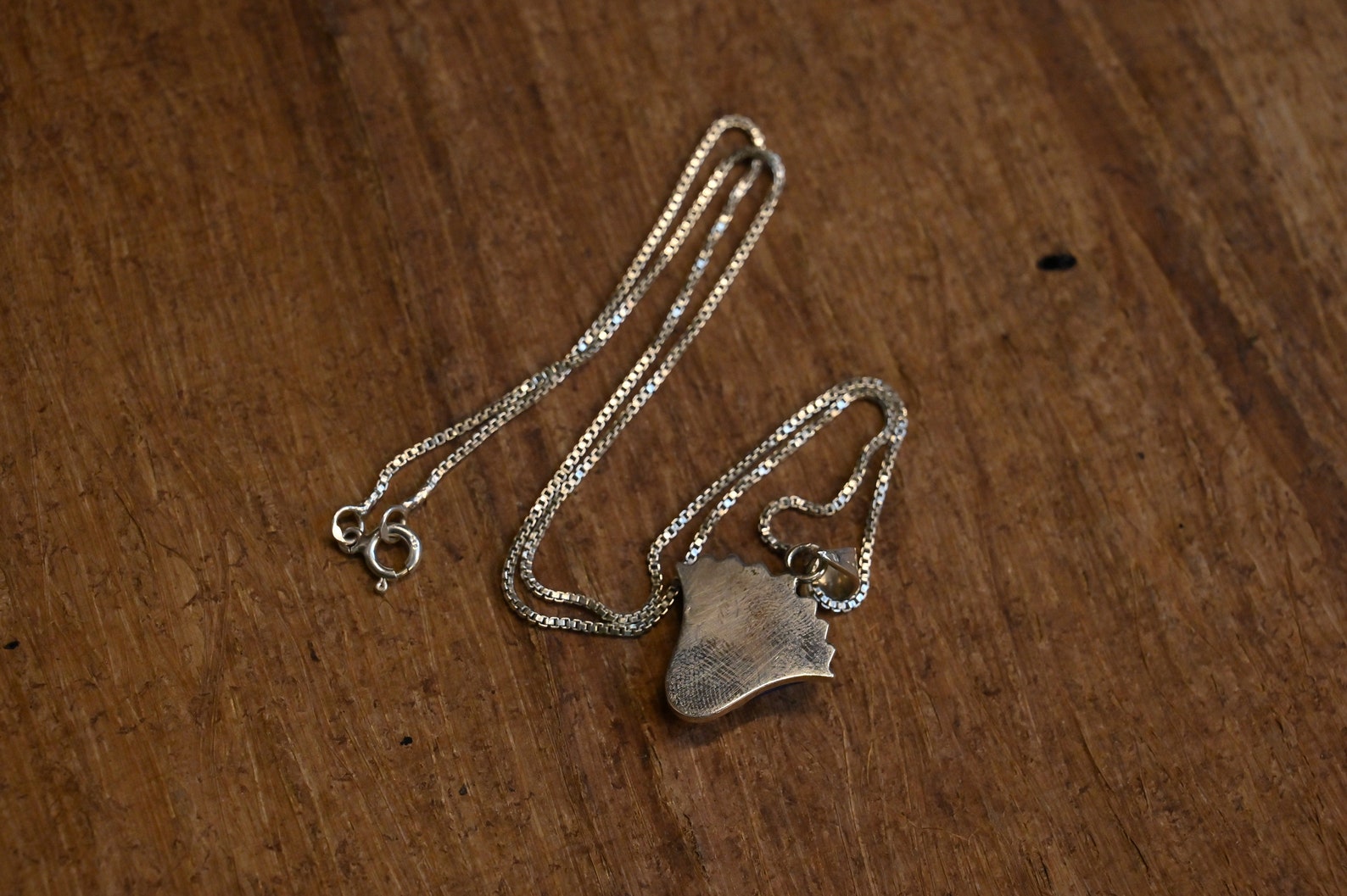 Lotus Flower/amulet-necklace-silver Inlaid With Lapis Lazuli - Etsy