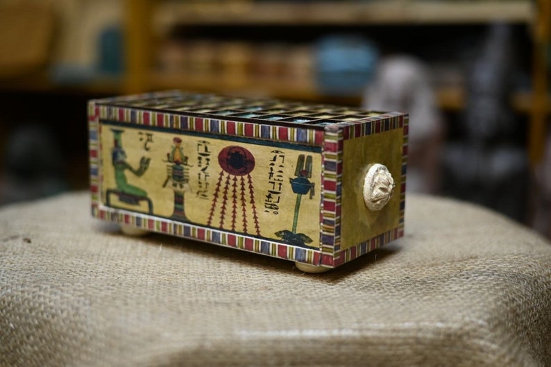 Marvelous Senet Game-egyptian Games-egyptian Unique Senet Game Board ...