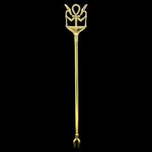 Egyptian Scepter Royal Was Scepter Double Wase Scepters With Ankh ...