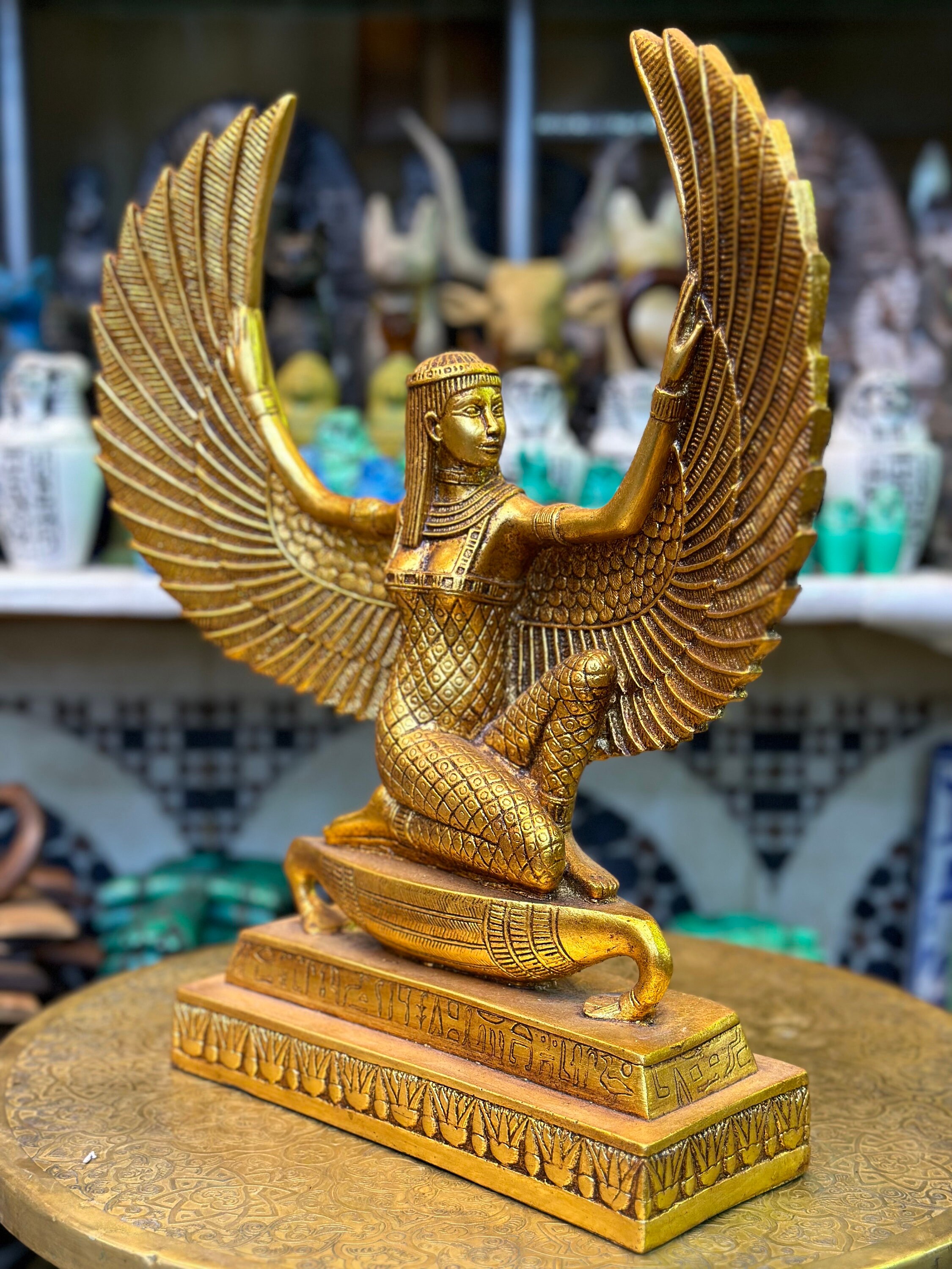 Marvellous Isis Statue the Egyptian Goddess of Love and - Etsy