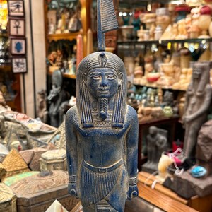 God Shu-unique Blue Statue of the Shu God of Life/air/space Old ...