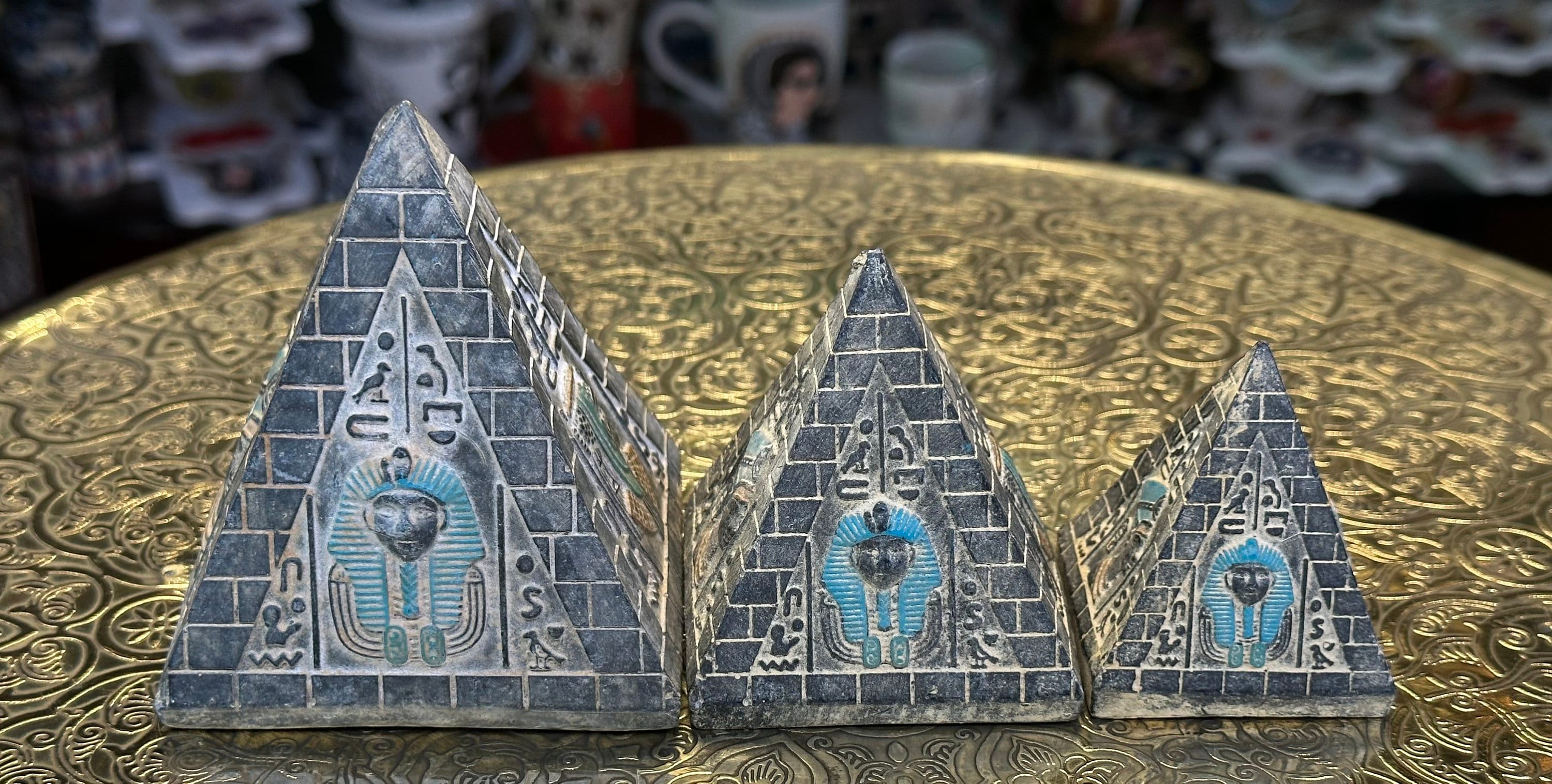 Amazing Set of Egyptian Pyramid-decorated With Temple of King - Etsy