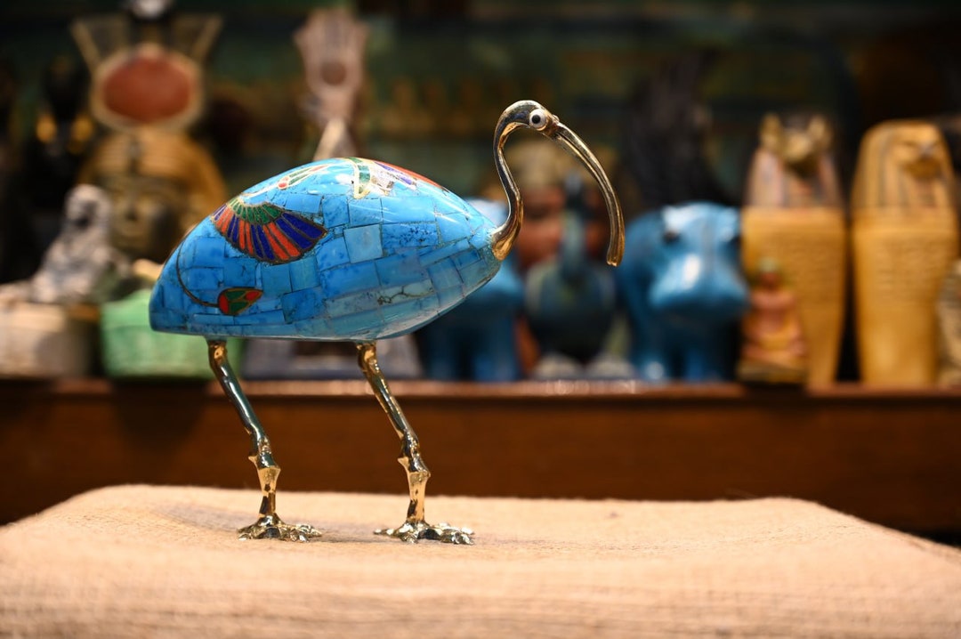 Egyptian Ibis God Thoth Statue, Mosaic Sculpture - Etsy