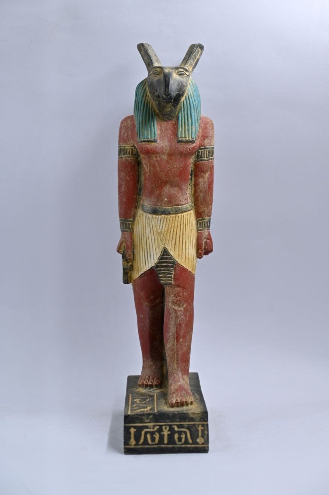 God Seth, Vintage Egyptian Statue of God Seth - Etsy