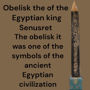Unique Obelisk Granite Stone-symbol of the Sun God Ra, Usd-handcrafted ...