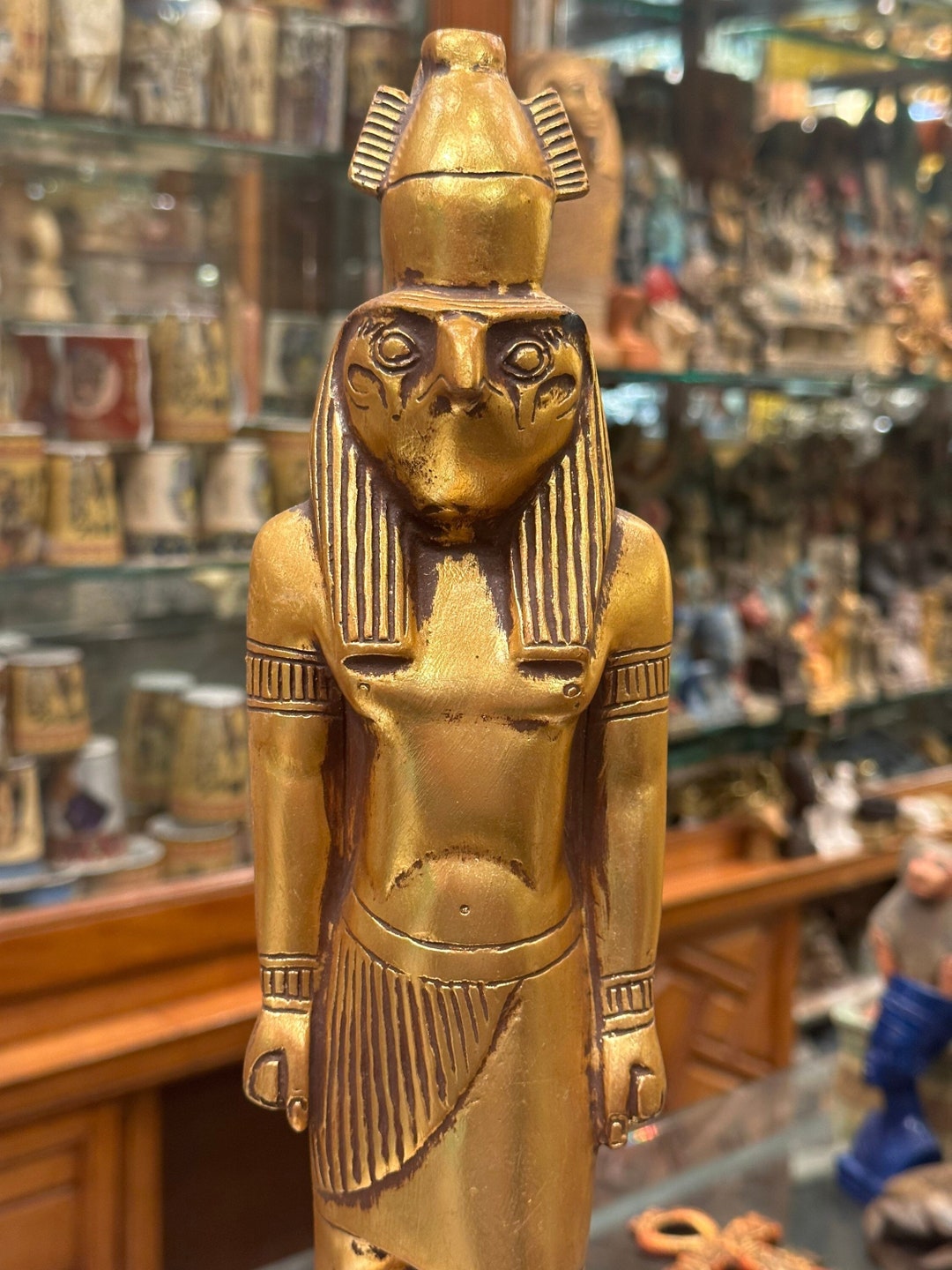 Rich Statue of God Horus God of Justice.protection-egyptian Mythology ...