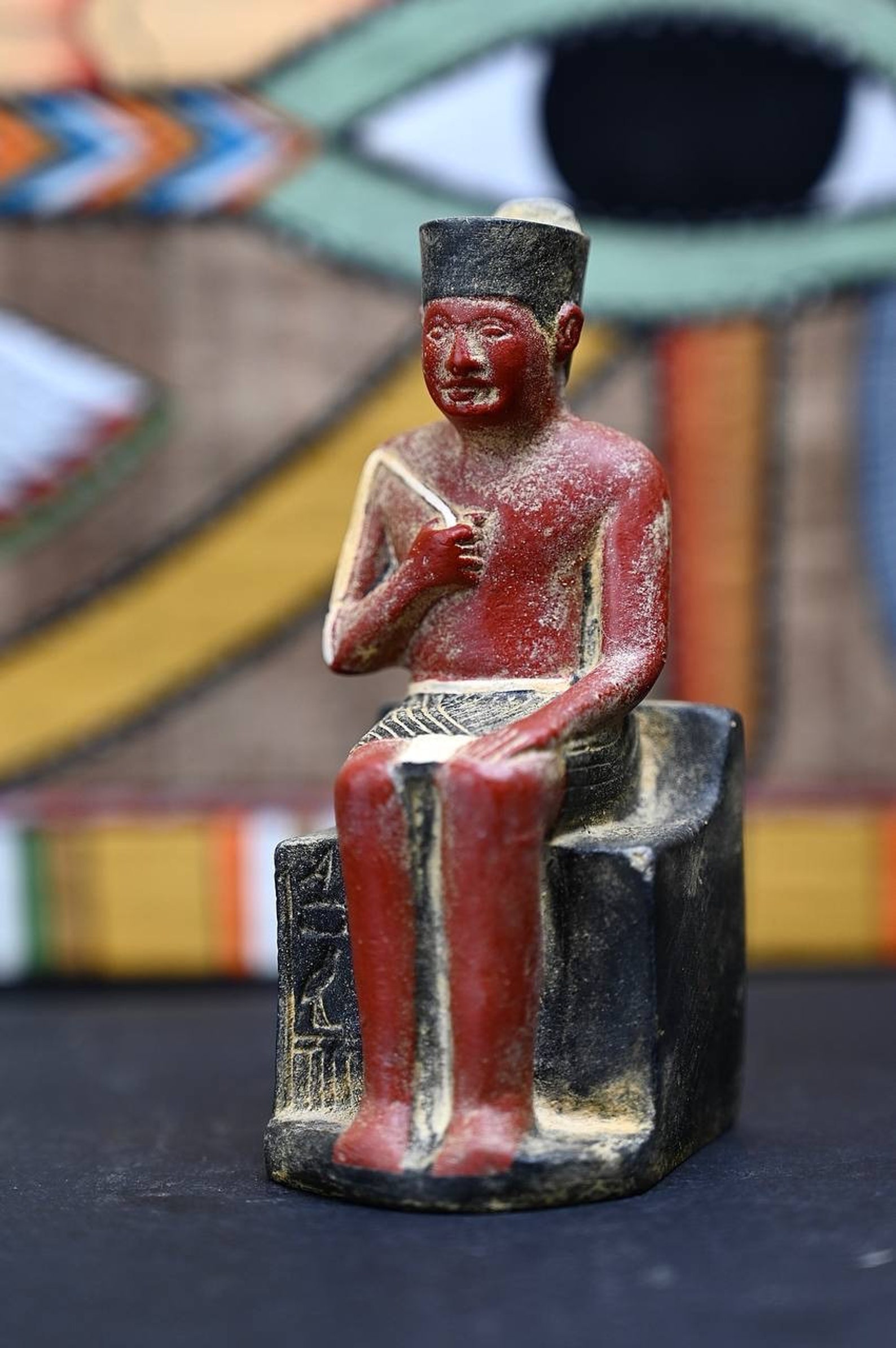 King Khufu Statue: Egyptian Pharaoh Sculpture, Ancient Deities - Etsy
