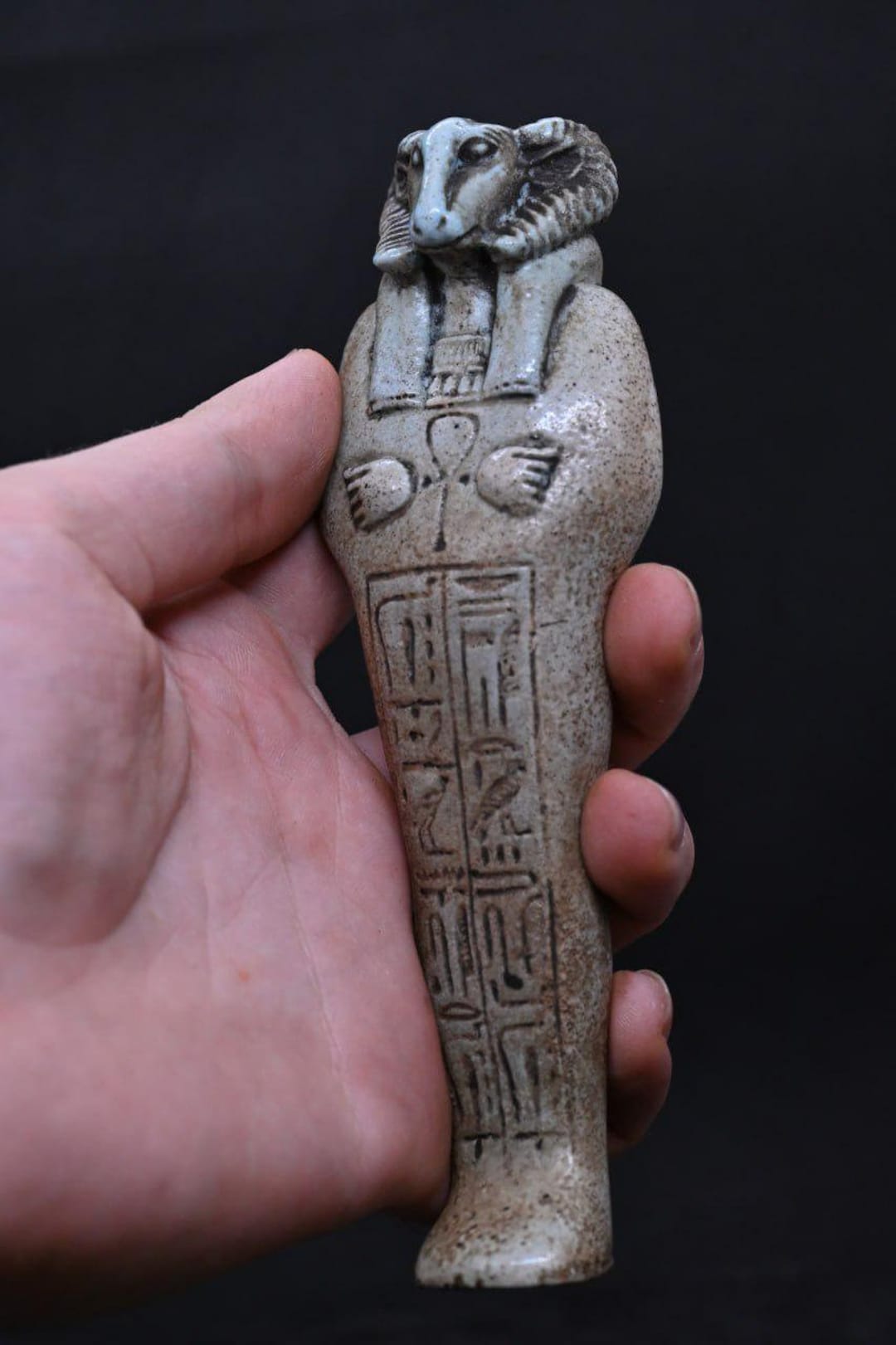 Khnum Statue Ancient Egyptian Ram God of Creation Rare Vintage Antiques ...