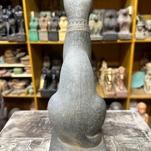Gorgeous Cat Statue Made of Real Black Stone-carved- Egyptian Antiques ...
