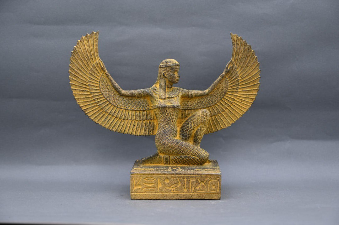 Pretty Isis Statue Winged of Goddess of Love,protection and Music ...