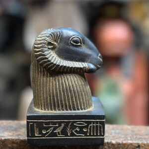 Ancient Egyptian Ram God of Creation, Egyptian God Khnum Statue. - Etsy